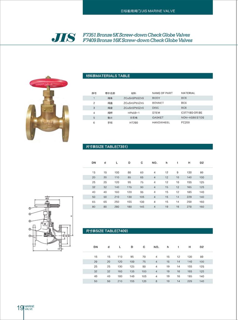 Van cầu một chiều đồng | 5K, 16K | DN15 – DN65 | Giá tốt nhất