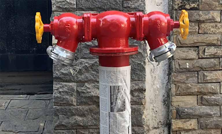 Trụ tiếp nước chữa cháy 2 cửa D65 ngoài nhà giá tốt, chính hãng